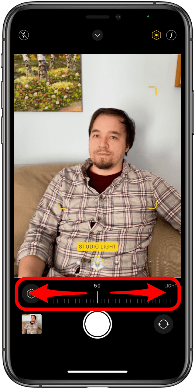 How to Adjust Portrait Mode Lighting on the iPhone