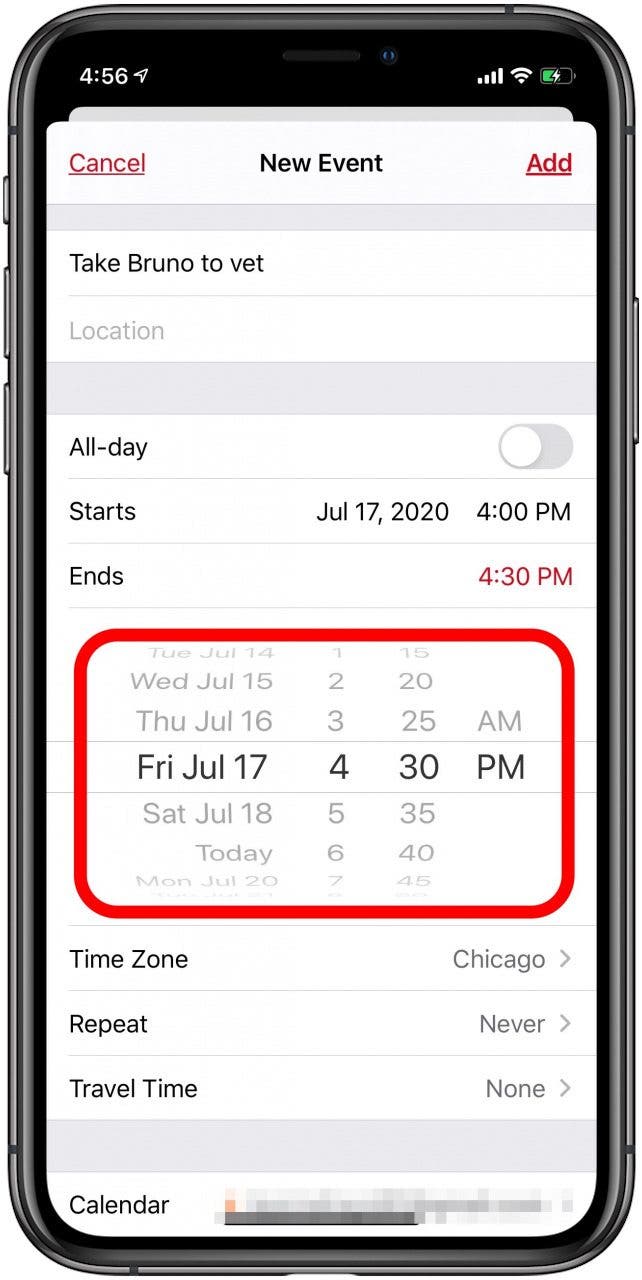 How to Set Precise Times More Quickly in the Calendar App on the iPhone ...