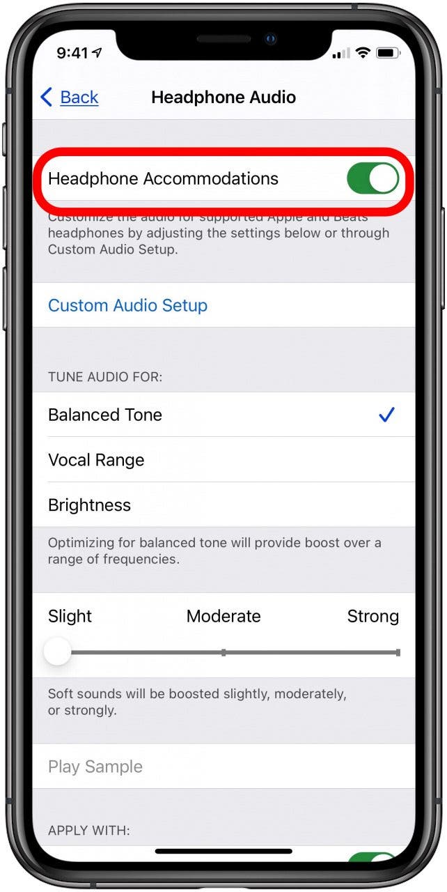 How to Customize Headphone Accessibility Settings on an iPhone