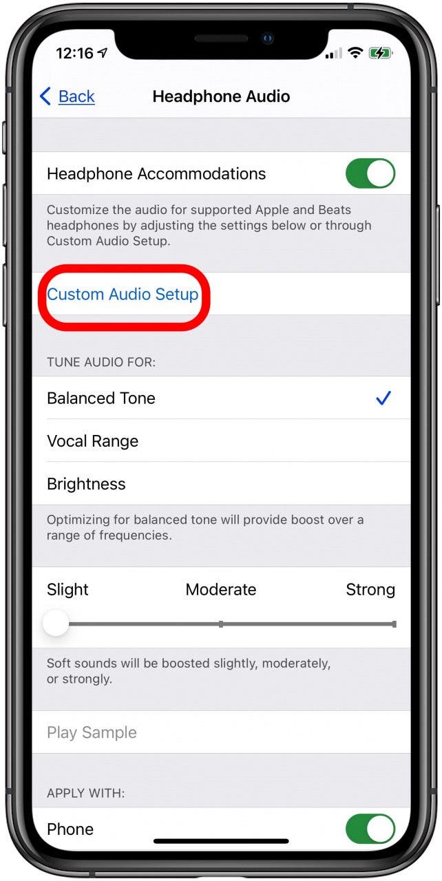 How to Customize Headphone Accessibility Settings on an iPhone