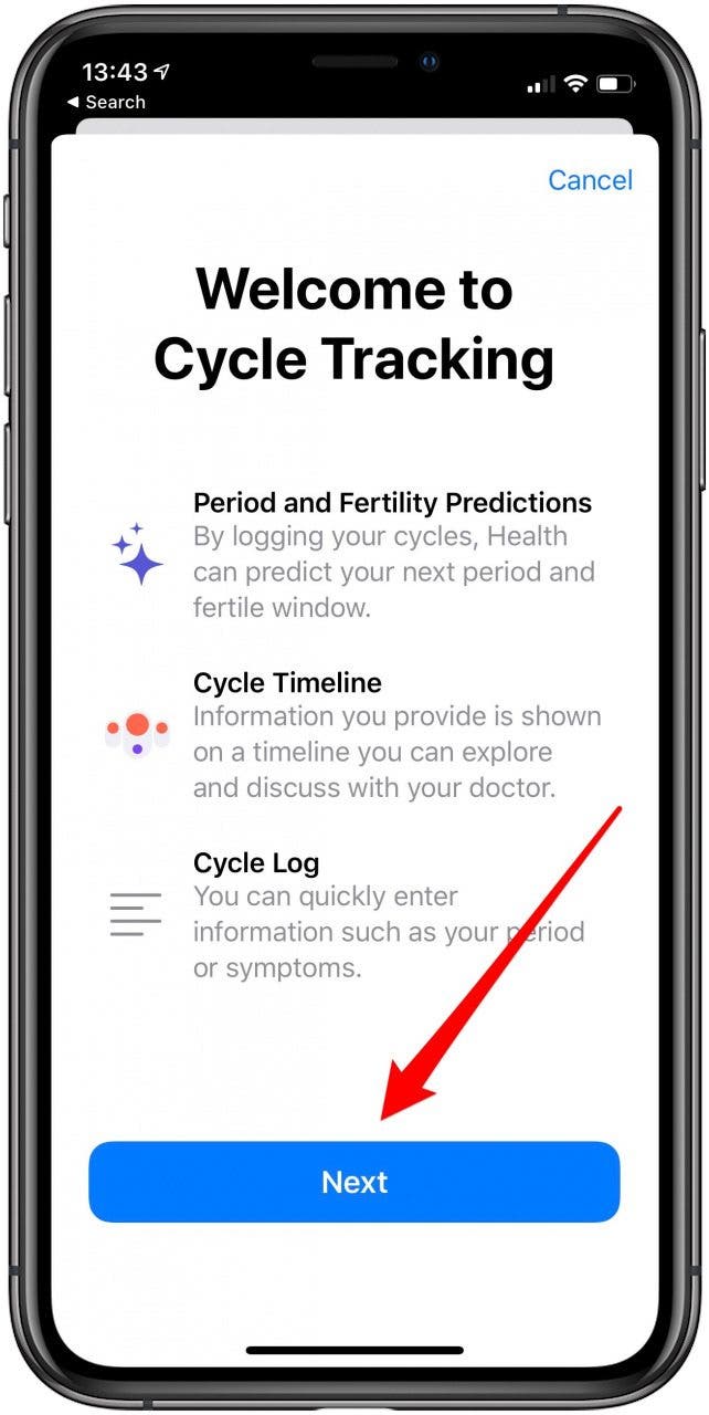 How to Track Your Period with Cycle Tracking in the iPhone Health App