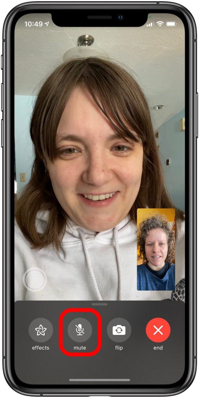 How to Mute Audio & Pause the Video in a FaceTime Call
