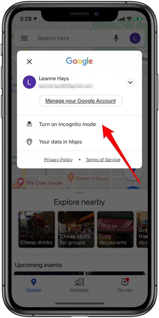 How to Hide Your Location History in Google Maps Using Incognito Mode