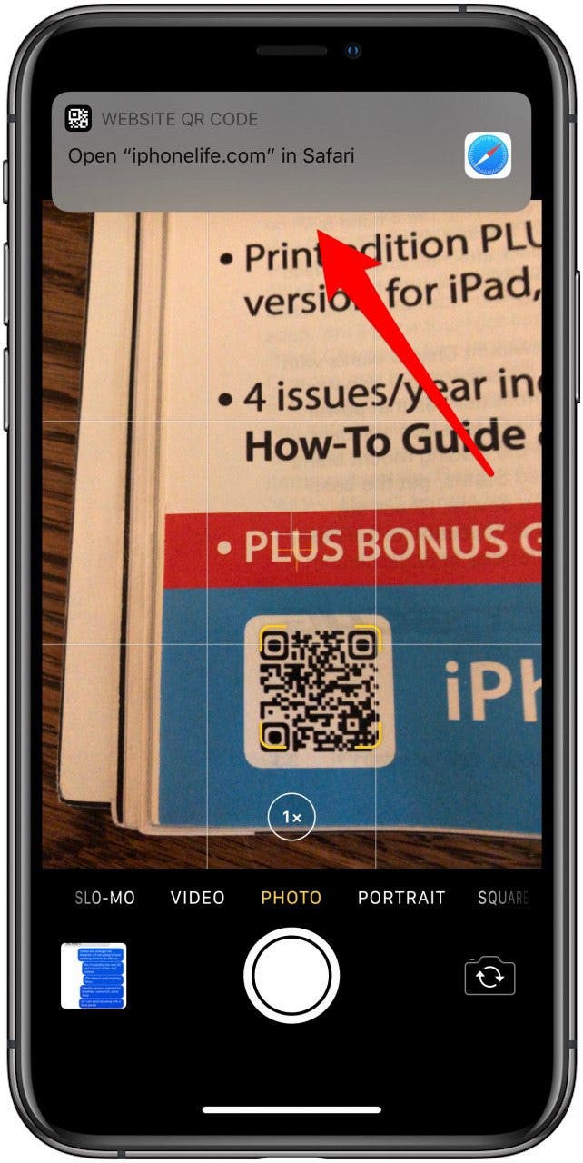 How to Scan a QR Code with the Camera on Your iPhone or iPad