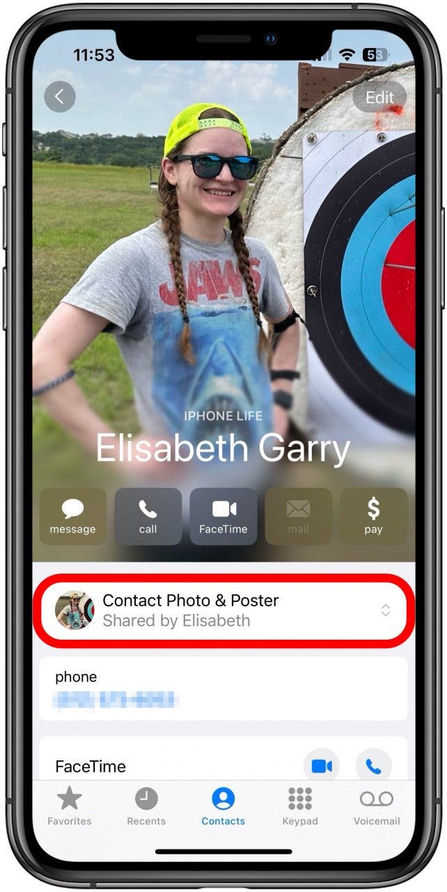 Customize Someone Else's Contact Poster on Your iPhone