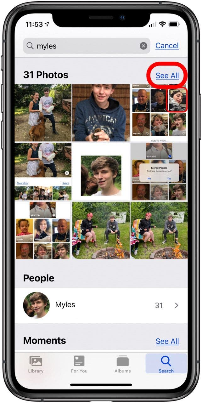 How to Find Someone in the People Album on iPhone & iPad