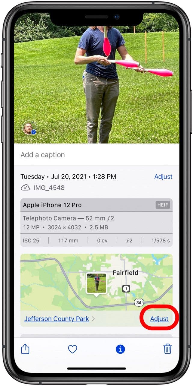 How to Edit a Photo's Geotag on an iPhone (iOS 15 Update)