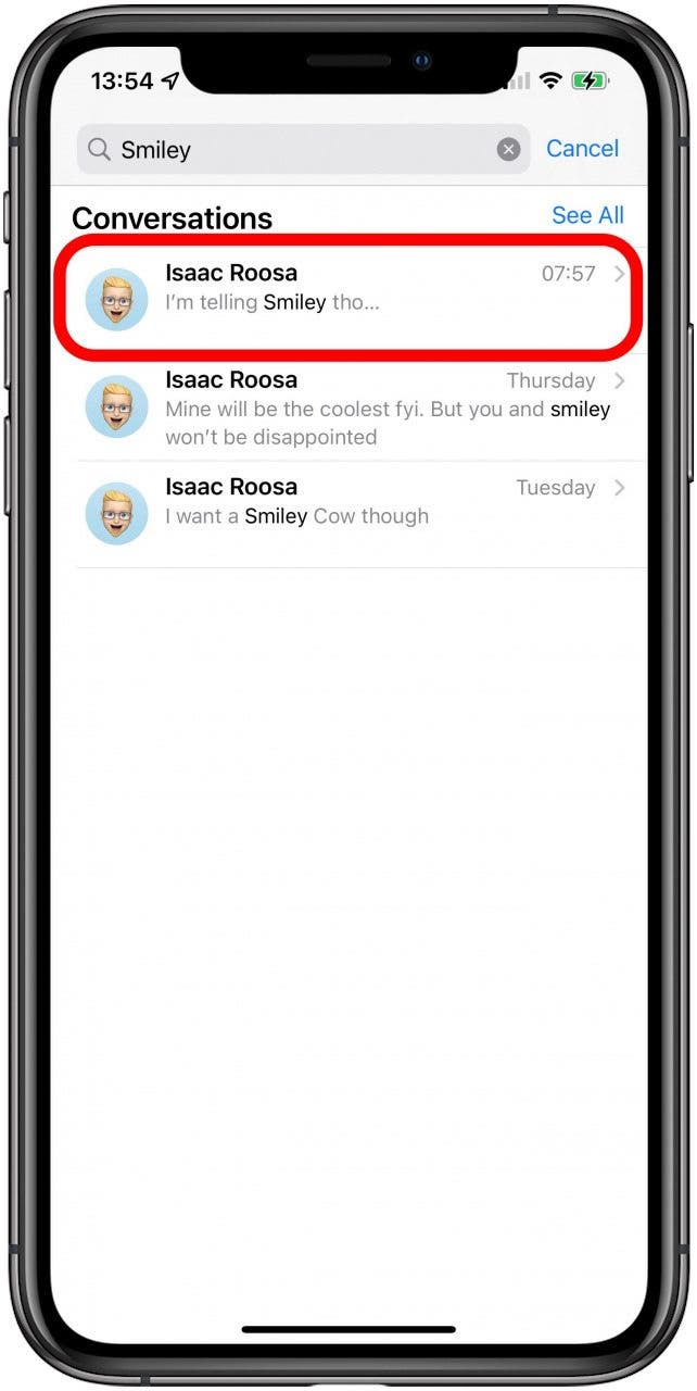 Texting Iphone