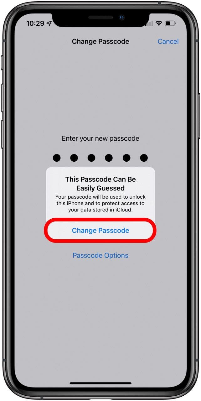 How to Change Password on iPhone