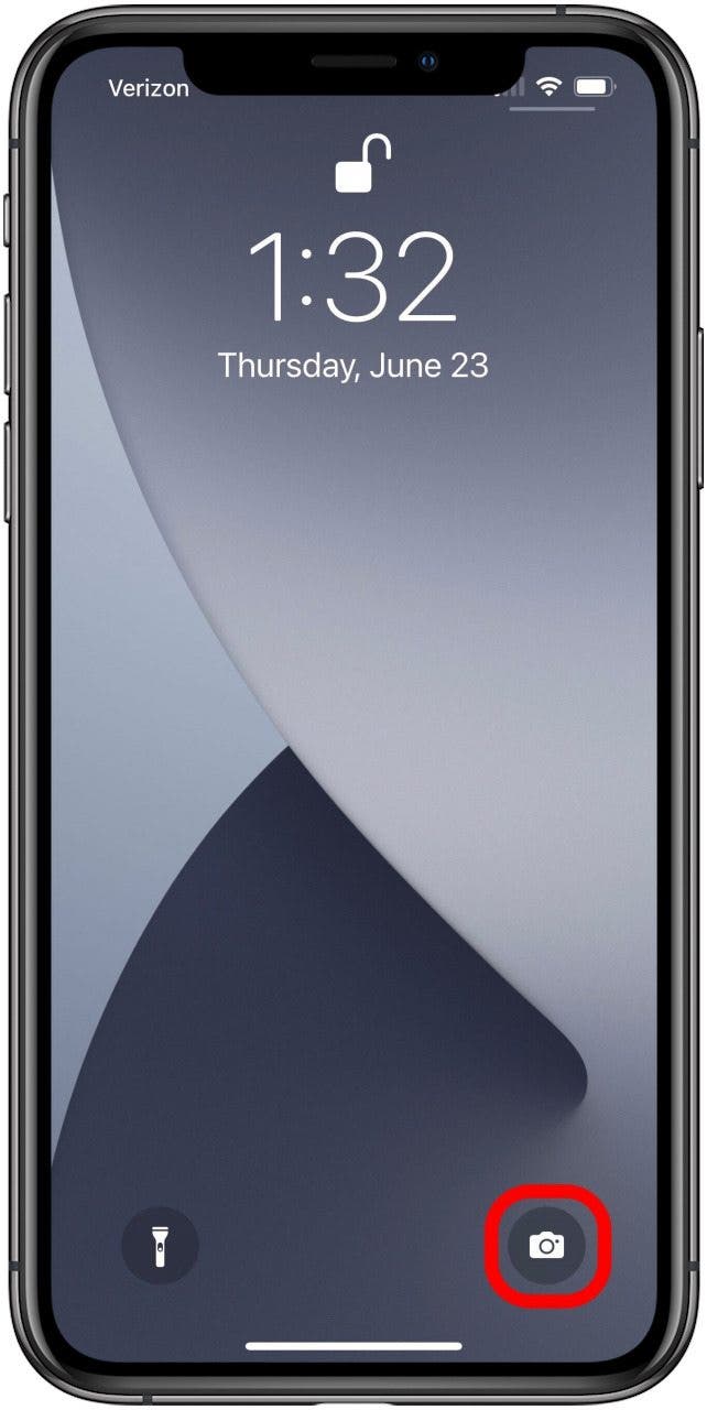How To Use The Iphone Camera Lock Screen Shortcut
