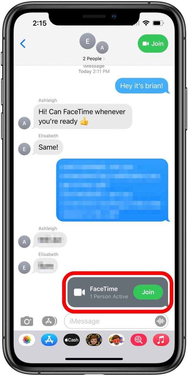 How to FaceTime Multiple People from a Group Text on iPhone