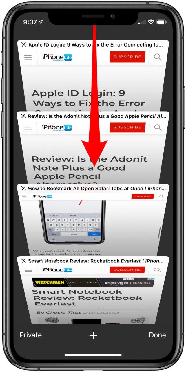 How to Search the Safari Tabs on Your iPhone Quickly & without Swiping