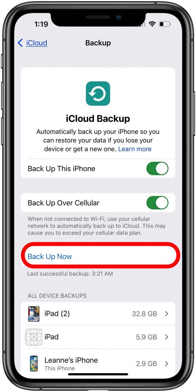 How to Restore Your iPhone from an iCloud Backup