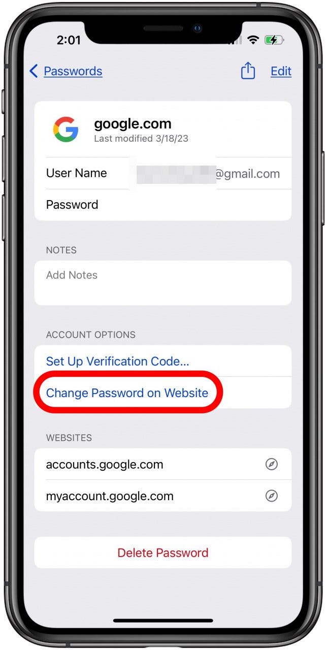 How to Change Your Email Password on an iPhone or iPad (iOS 16)