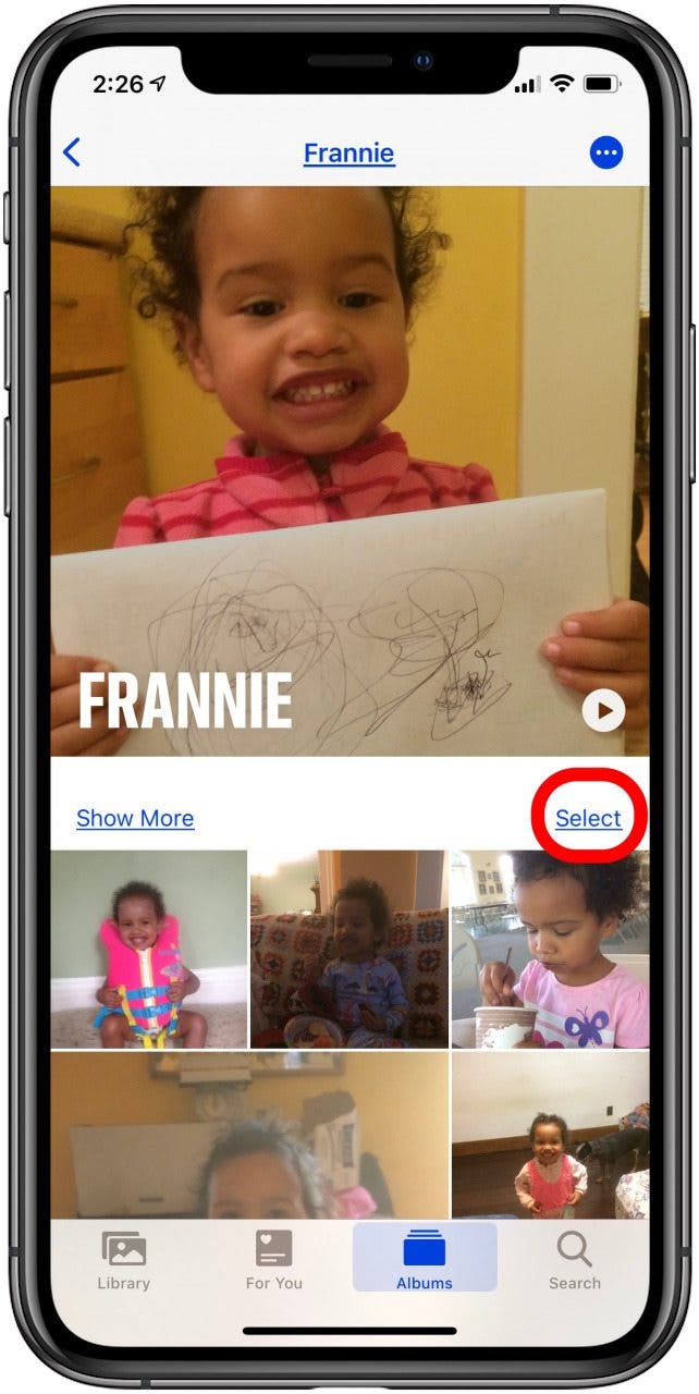 How to Change a Thumbnail in the People Album on iPhone