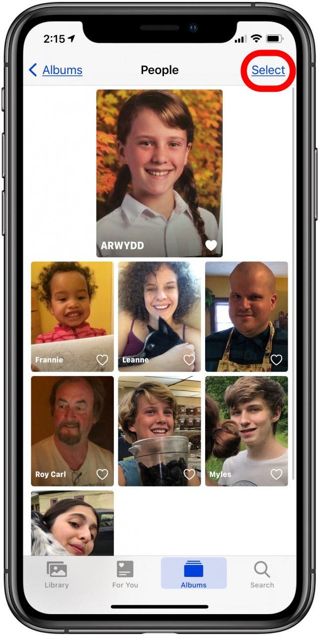 How to Merge Duplicates in the People Album on iPhone