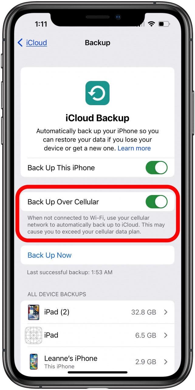 How to Back Up Your iPhone to iCloud