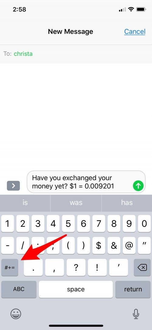 Currency Symbols: How to Type the Yen Symbol on Your iPhone