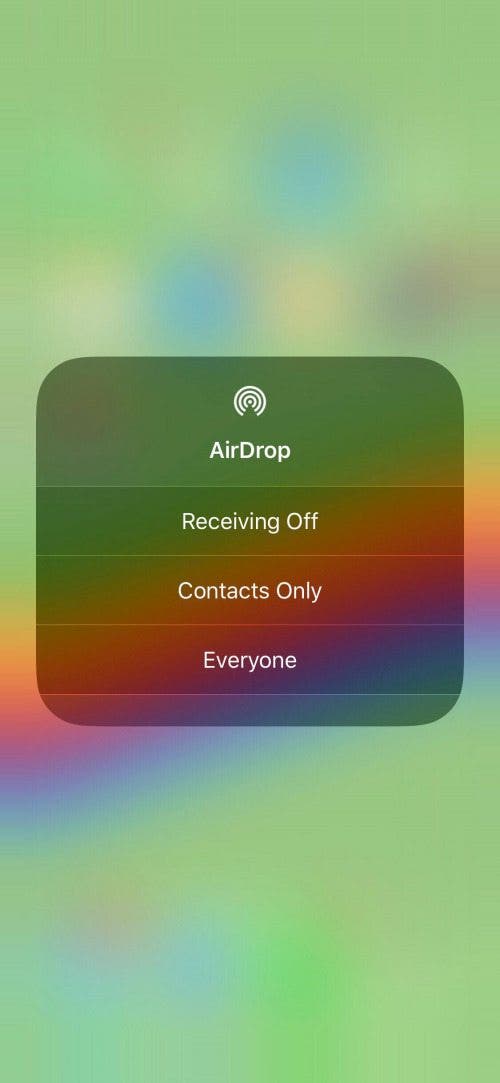 How to Turn on AirDrop & Receive AirDrop Files on iPhone