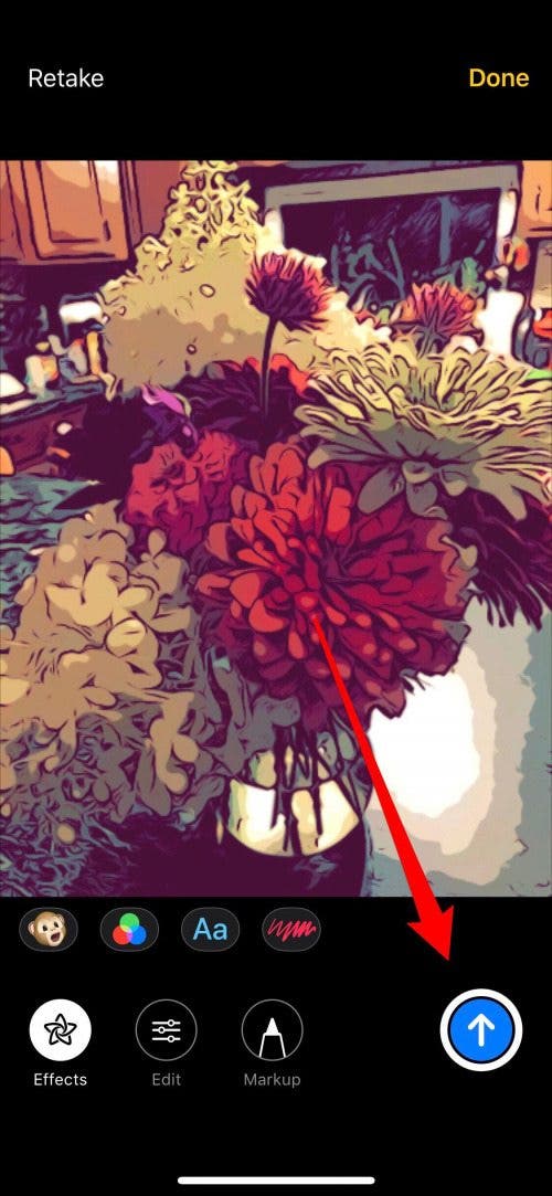 How to Use Live Camera Effects in Messages on iPhone