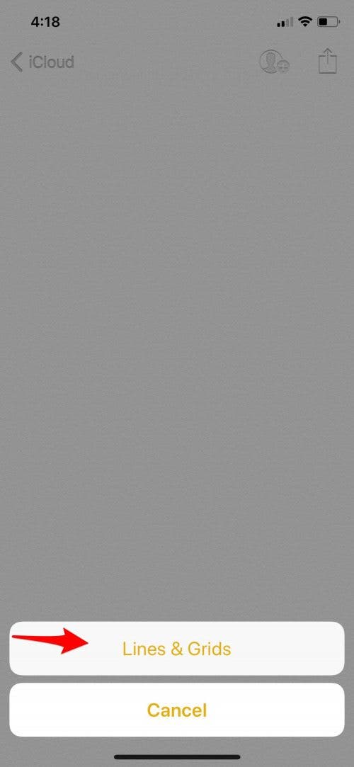 How to Change the Paper Style in Notes on the iPhone