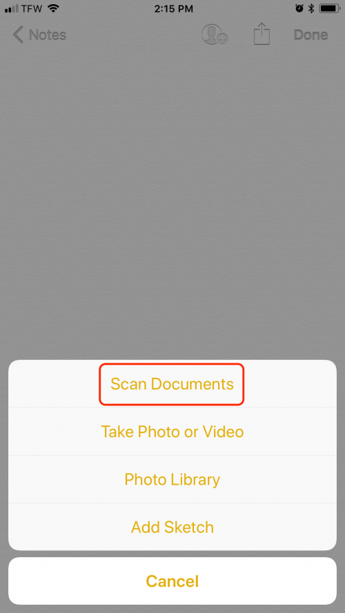How to Scan & Sign PDF Documents in the Notes App