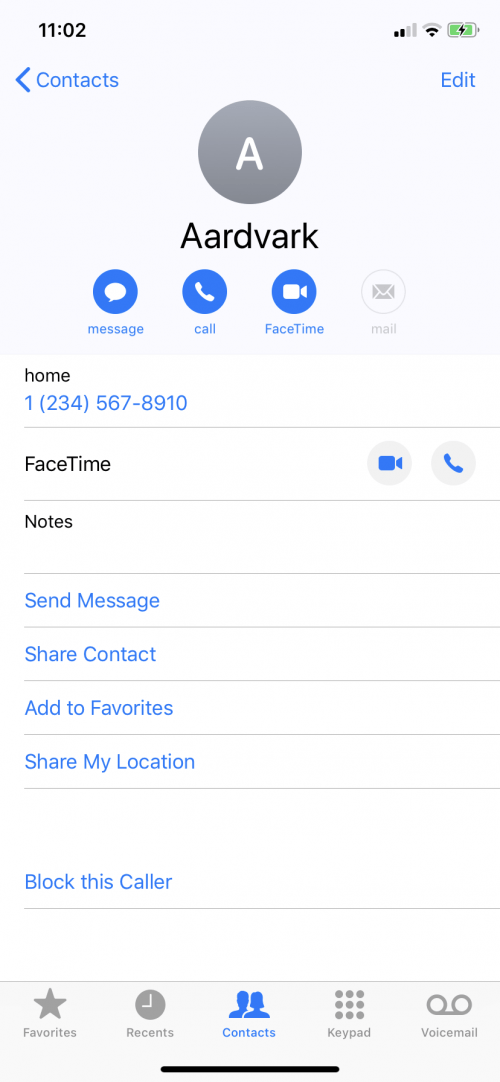 How to Add a Contact to the Contacts App on Your iPhone