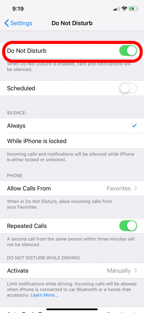How to Truly Set Do Not Disturb So That Not a Single Call or Text Gets ...