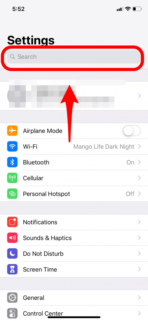 How to Search the Settings on Your iPhone or iPad