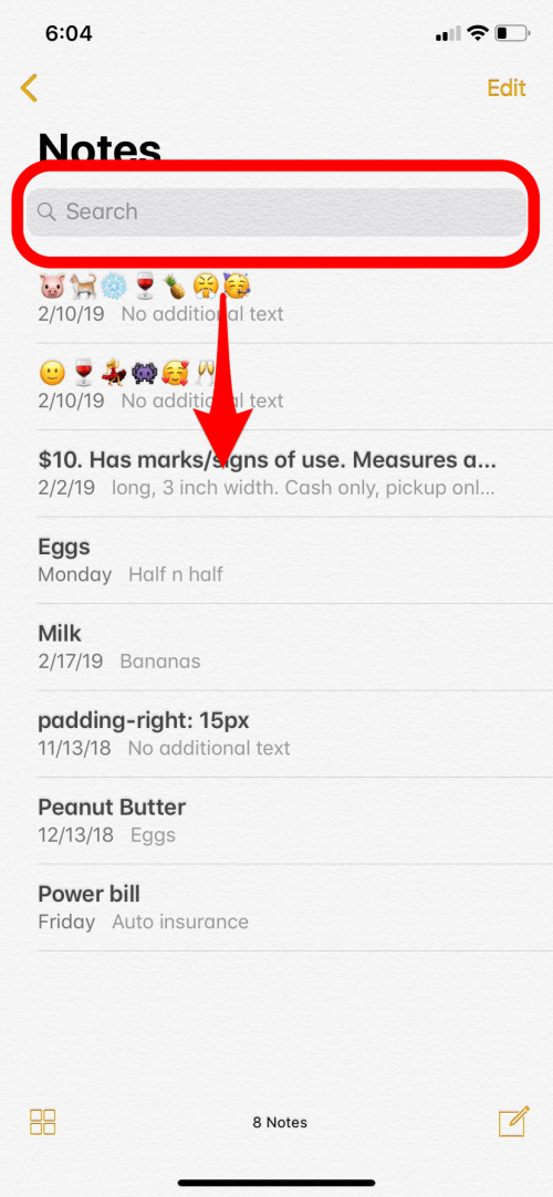How to Search the Notes App on the iPhone
