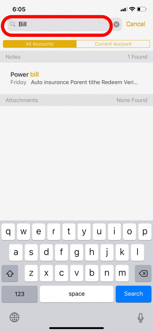 How to Search the Notes App on the iPhone
