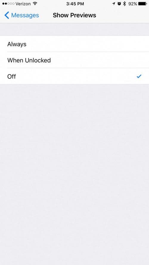 How to Hide Text Messages from Lock Screen (Turn Off Message Preview) on iPhone