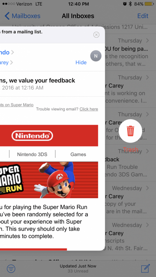 How to Quickly Preview an Email on iPhone with 3D Touch