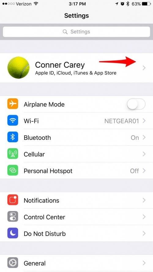 How to View Your Apple ID Profile on iPhone with iOS 10.3