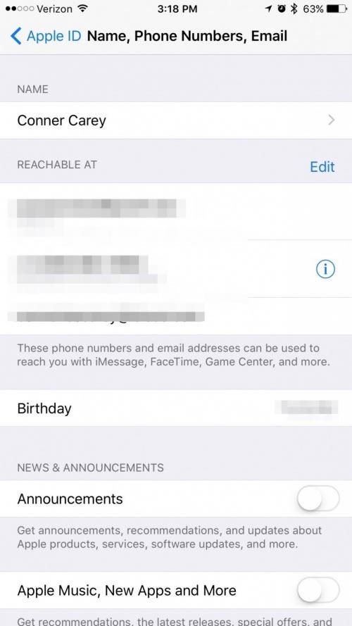 How to View Your Apple ID Profile on iPhone with iOS 10.3
