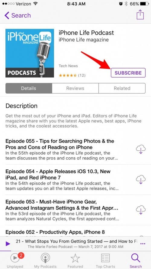 How to Subscribe to a Podcast on iPhone