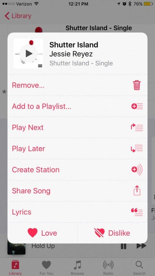 How to Delete a Song from Your Apple Music Library on iPhone