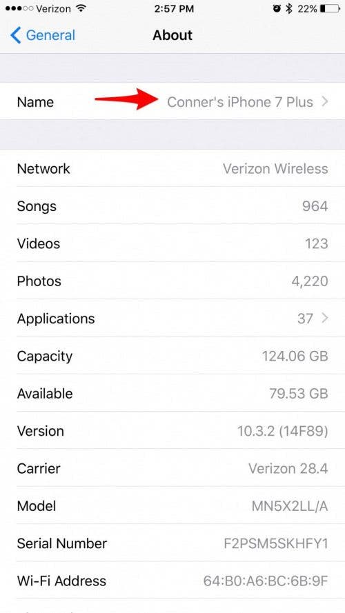 How to Give Your iPhone a New Name