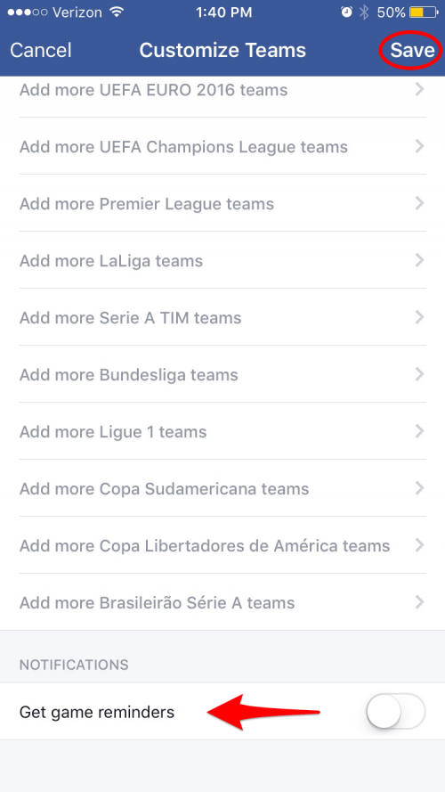 How to Get Facebook to Stop Showing You Sports Scores