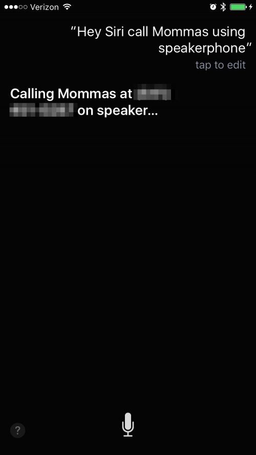 How To Make Speakerphone Calls Using Siri