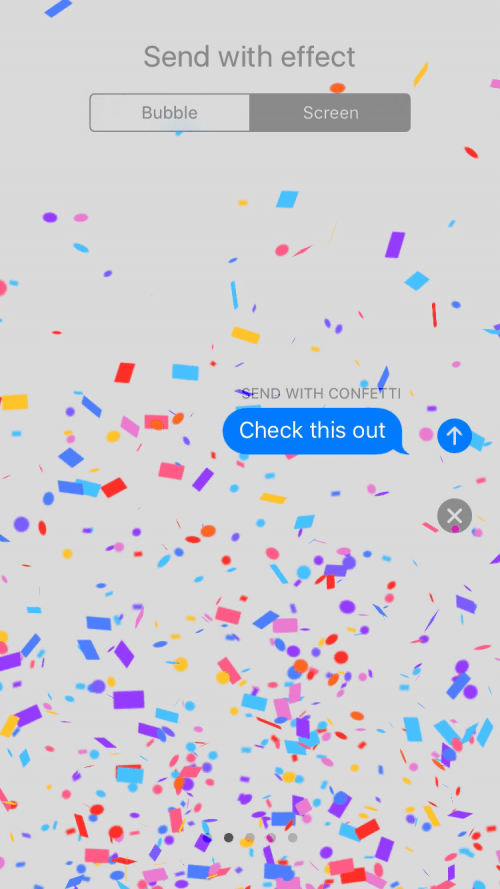 How to Use Effects in Messages