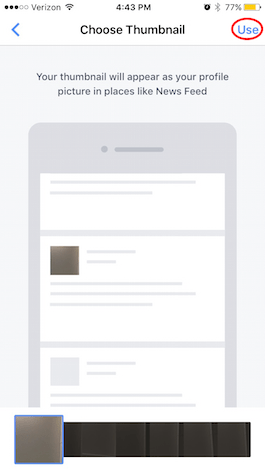 How to Set a Video as Your Facebook Profile Pic