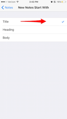 How to Automatically Start Each Note with a Headline