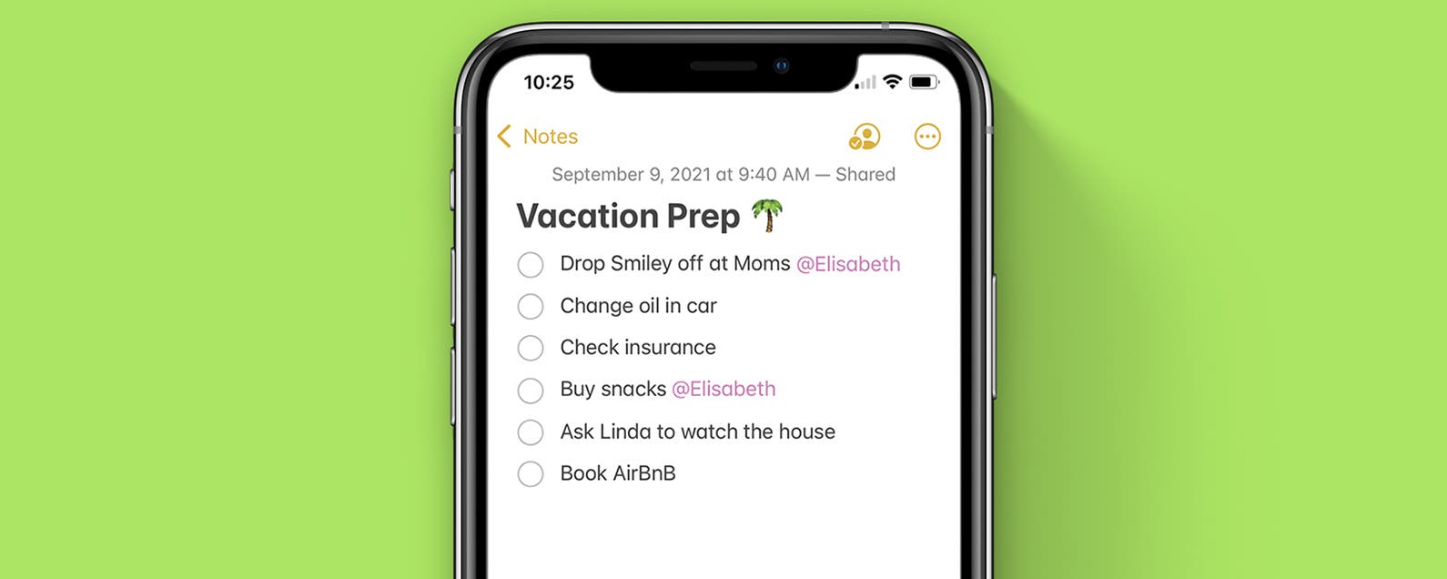 How to Tag Someone in Notes on iPhone