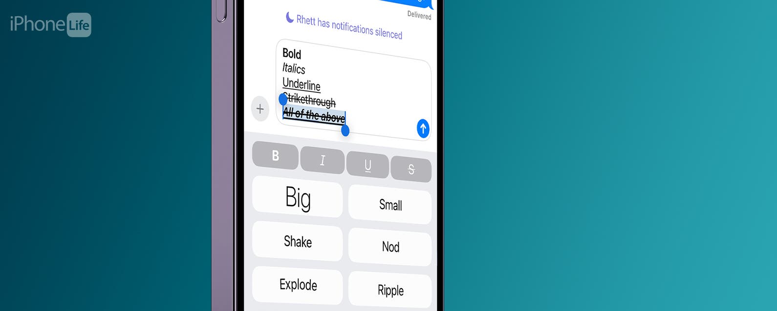 New Text Effects for Messages in iOS 18
