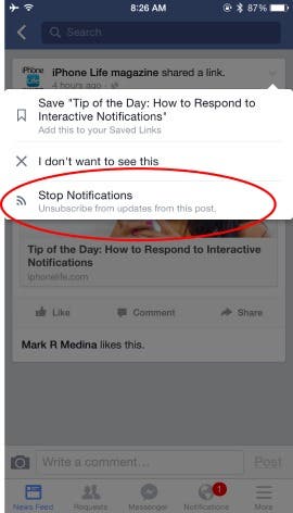 Tip of the Day: How to Follow a Conversation Thread on Facebook Without ...