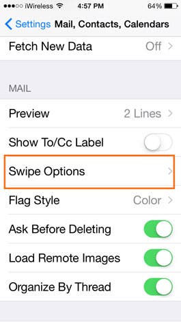 Tip of the Day: Change Mail Swipe Options in Settings | iPhoneLife.com