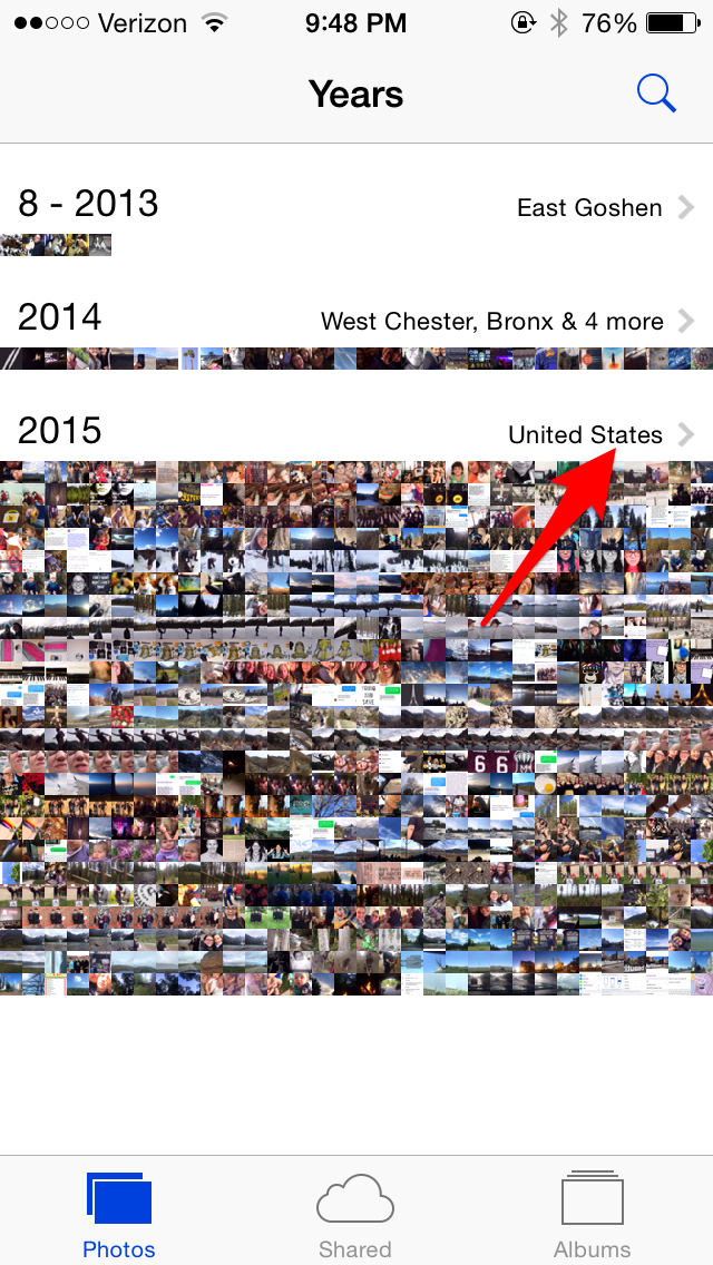 Tip of the Day: How to View Photos by Location | iPhoneLife.com