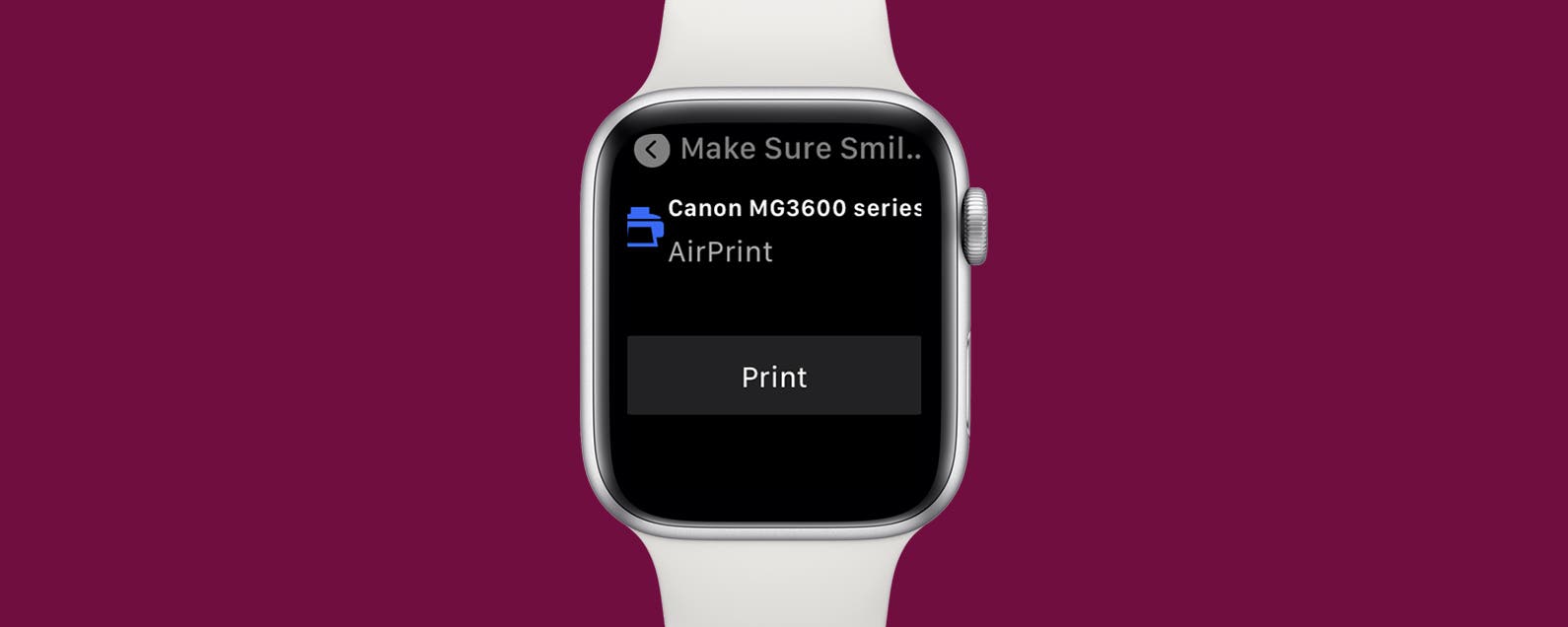 How to Print from Apple Watch